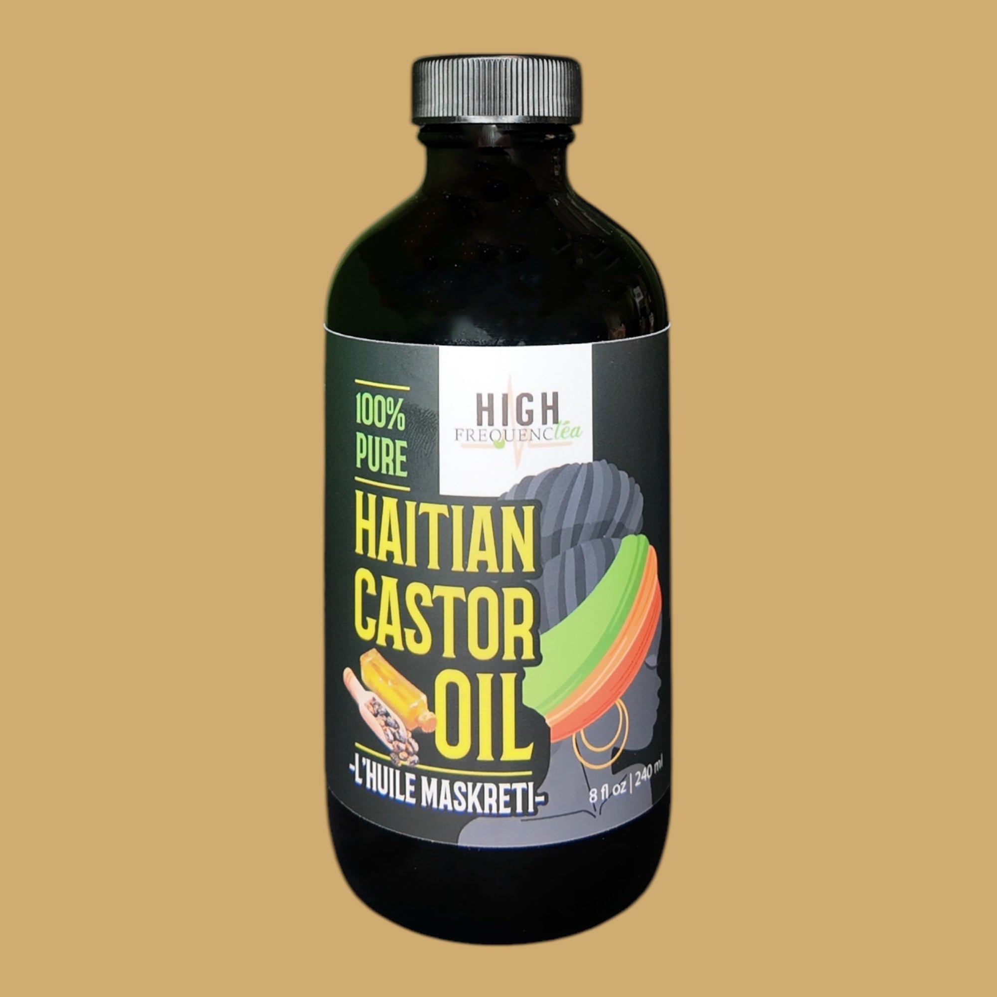Black Castor Oil - African Castor Oil - High FrequencTea