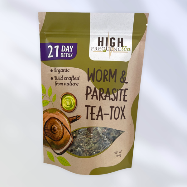 WORM & PARASITE TUMMY TEATOX (TEA ONLY) – High FrequencTea