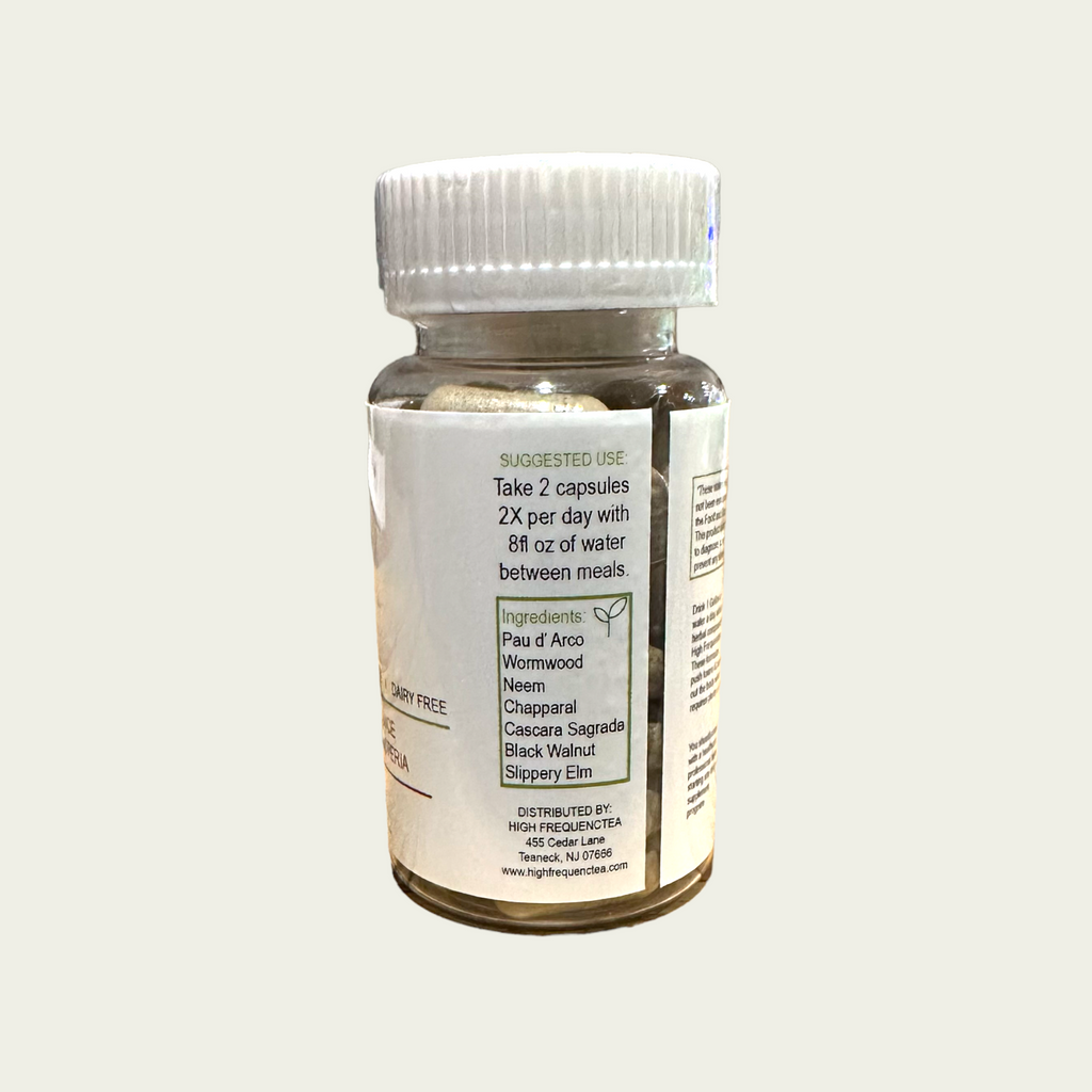 WORM-PARASITE & YEAST BLASTER CAPSULES – High FrequencTea